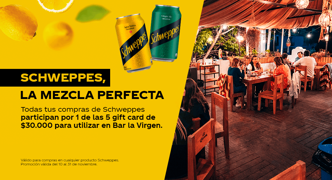 Schweppes Chile: Ginger Ale - Agua Tónica | miCoca-Cola.cl