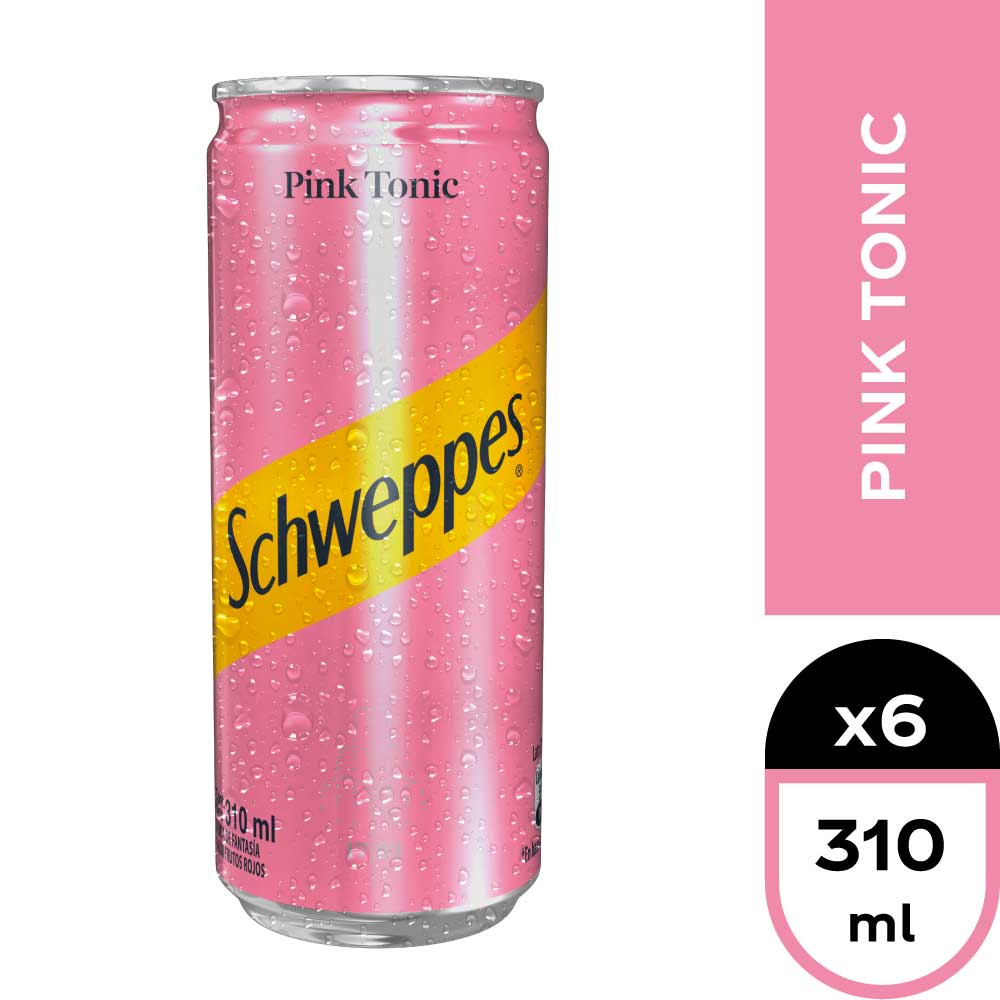 Schweppes Pink Tonic 6 x 310 ml - miCoca-Cola.cl