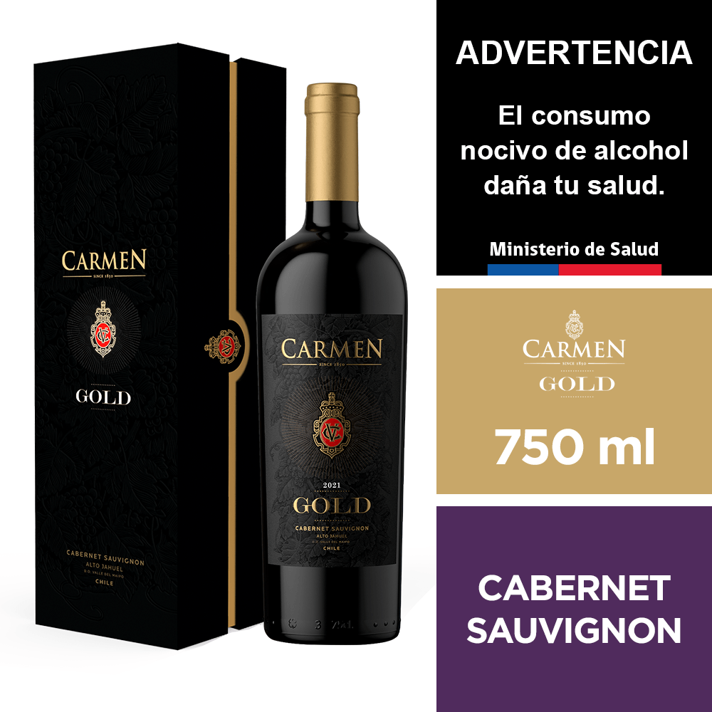 Vino Carmen Gold Reserve Cabernet Sauvignon 750 ml. | miCoca-Cola.cl ...