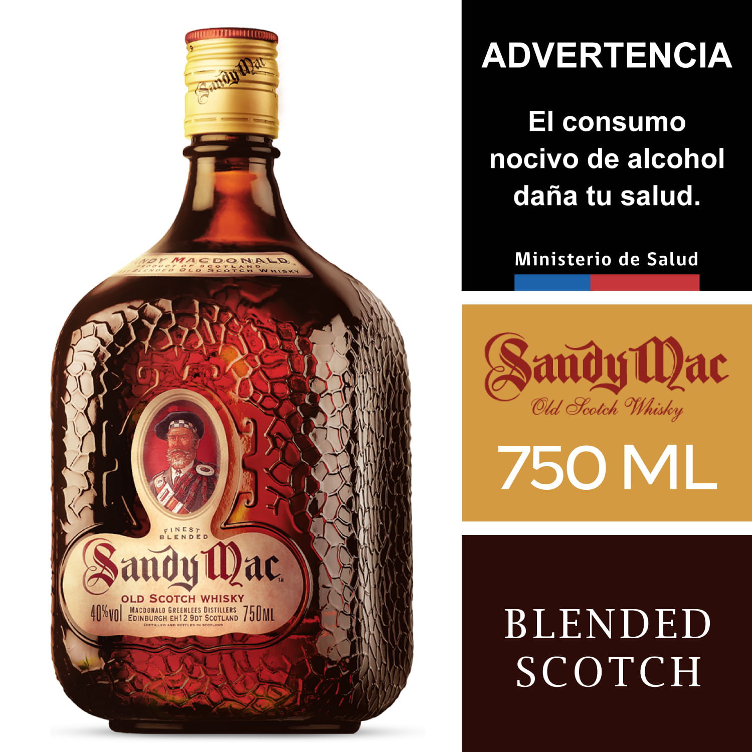 Whisky Sandy Mac 750 ml. | miCoca-Cola.cl - miCoca-Cola.cl