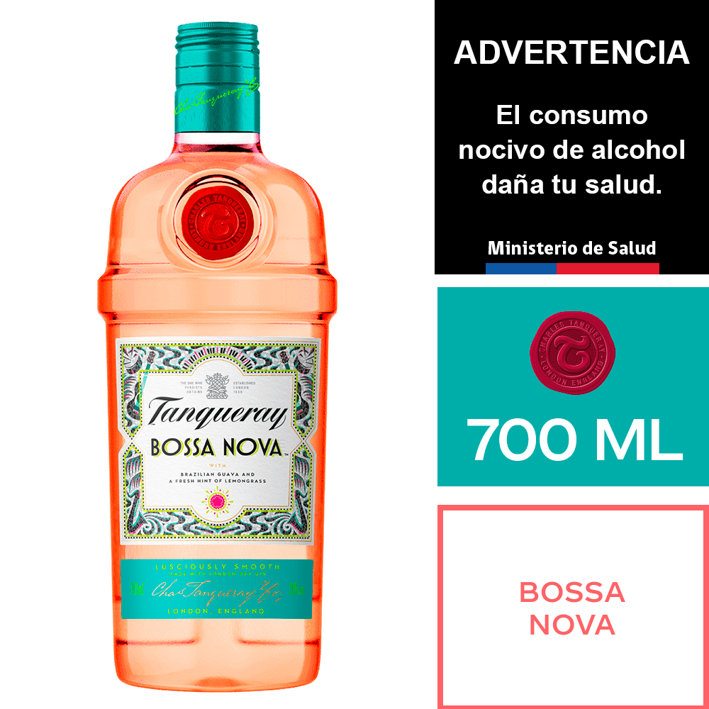 Gin Tanqueray Bossa Nova 700 ml | miCoca-Cola.cl - miCoca-Cola.cl