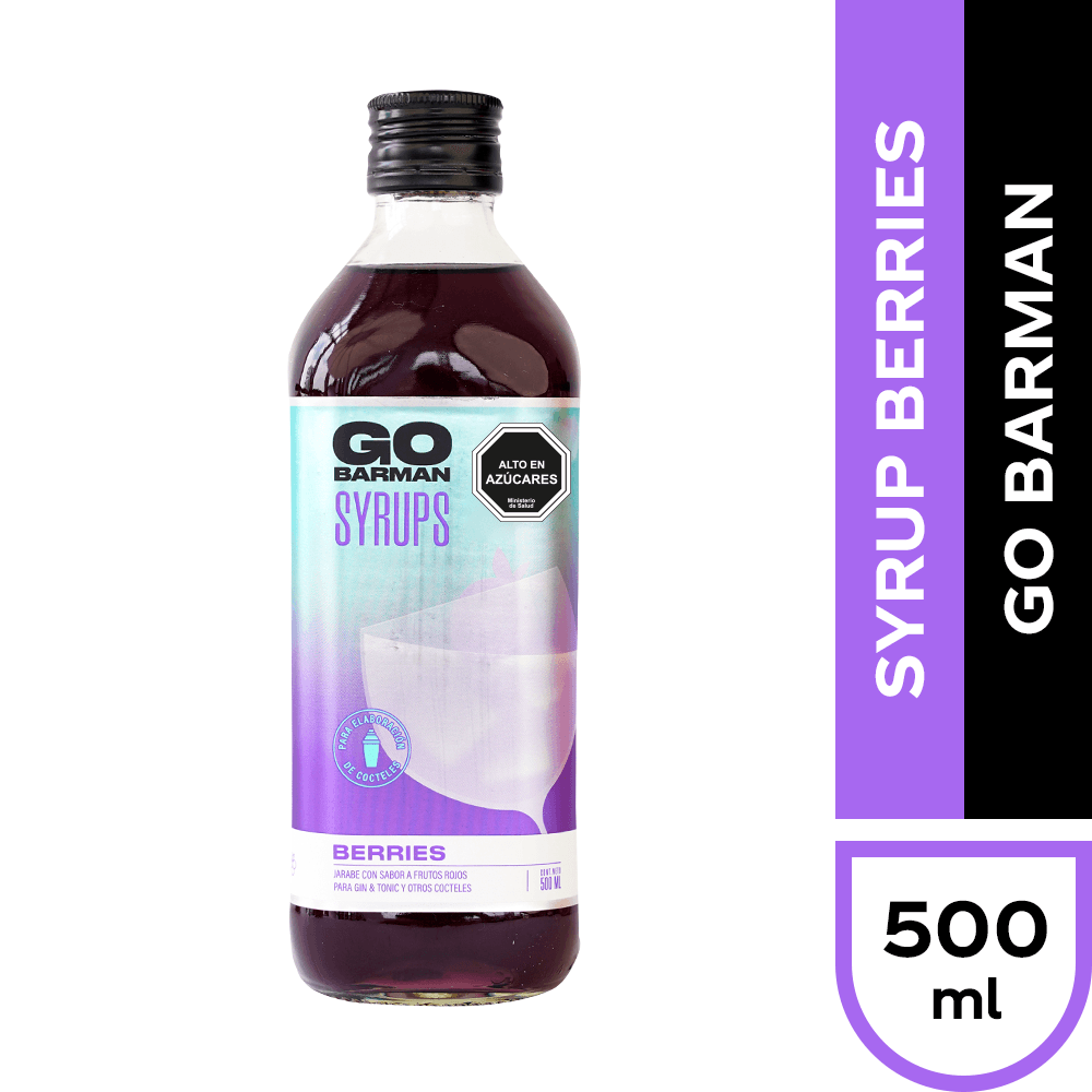 Syrup de Berries 500ml. - Go Barman - miCoca-Cola.cl
