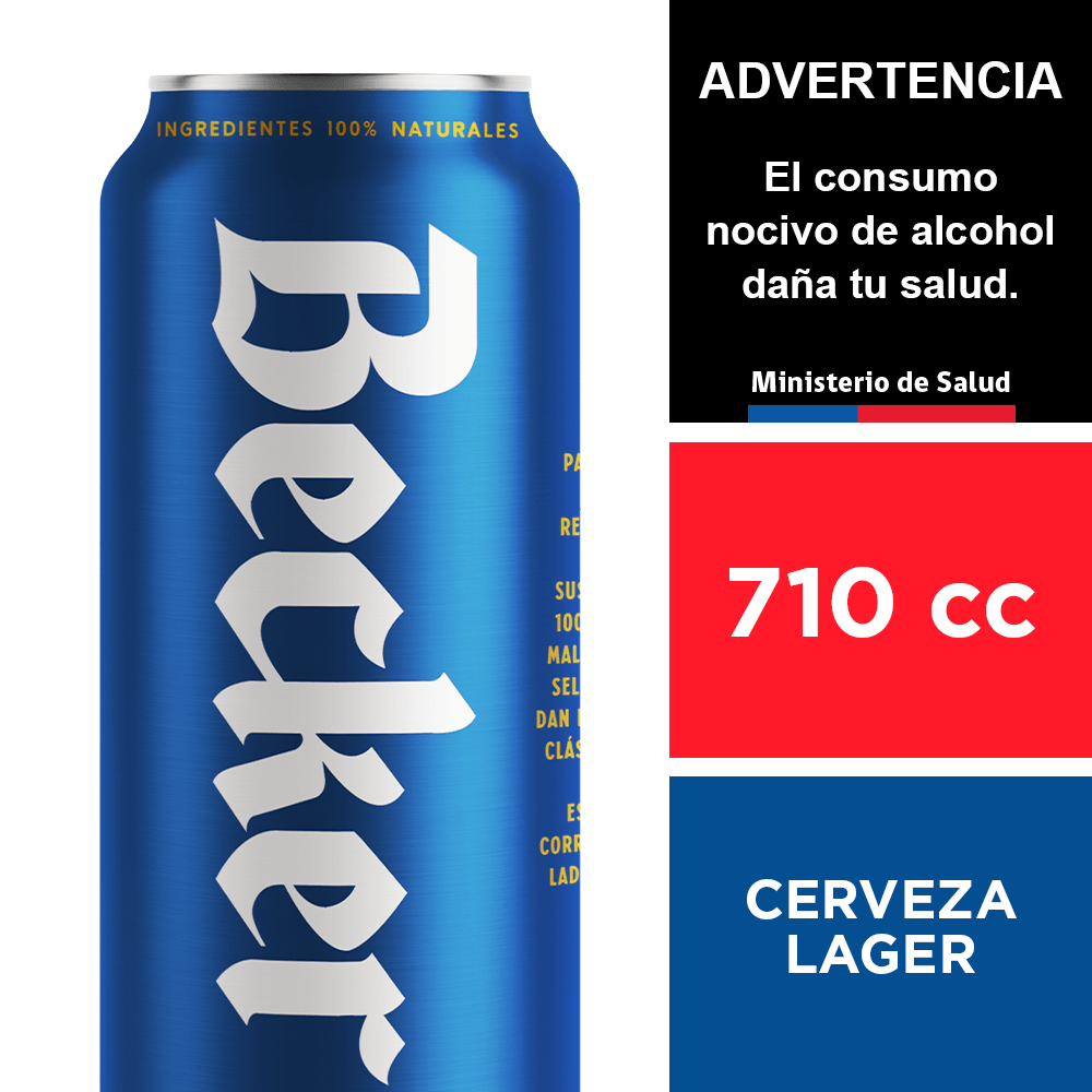 Cerveza Becker 4,5° 710 cc. | miCoca-Cola.cl - miCoca-Cola.cl