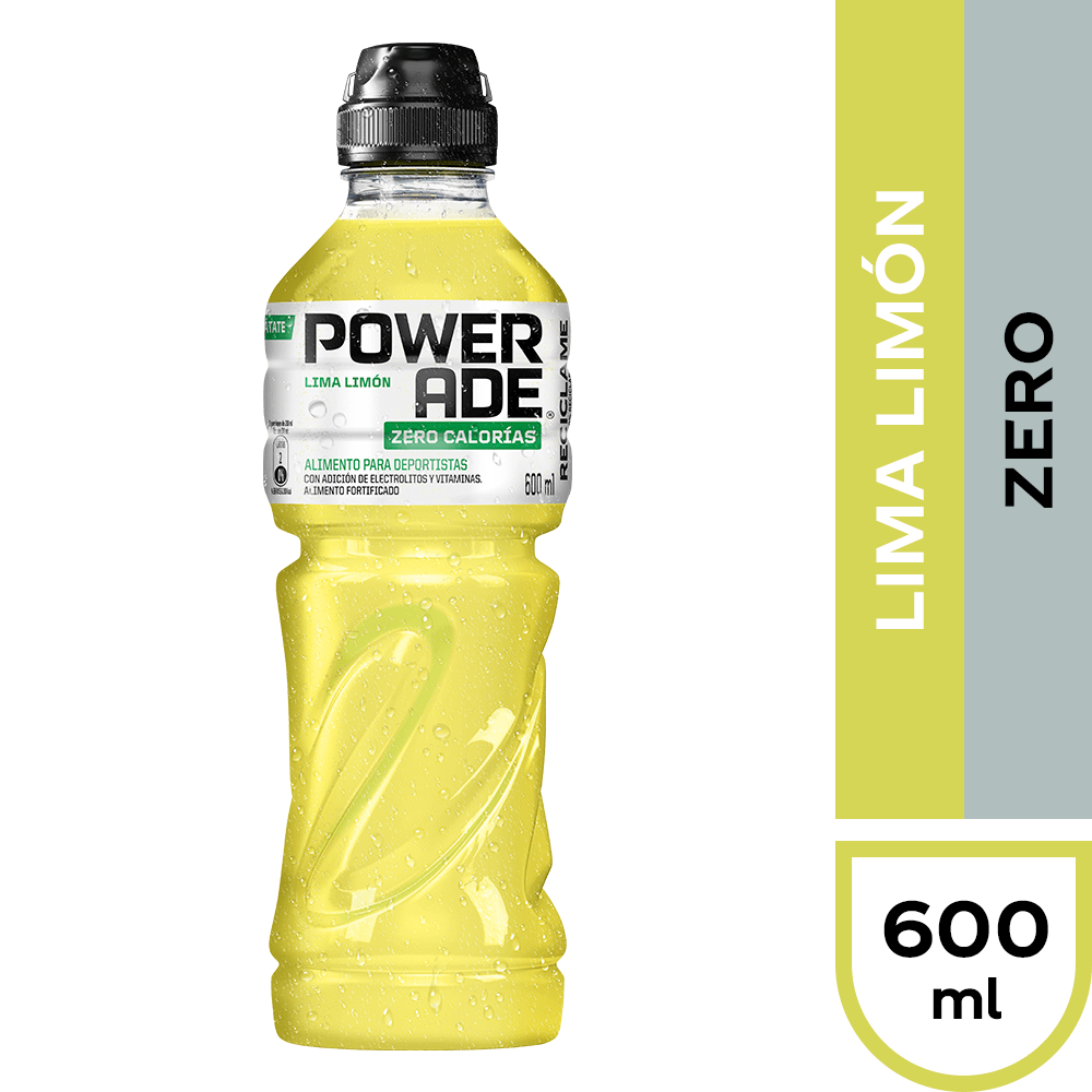 Powerade Lima Limón Zero 600 ml. | miCoca-Cola.cl - miCoca-Cola.cl