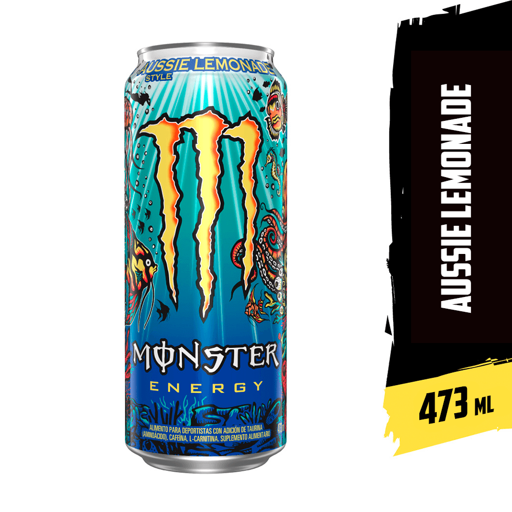 Monster Aussie Lemonade 473 ml. | miCoca-Cola.cl - miCoca-Cola.cl