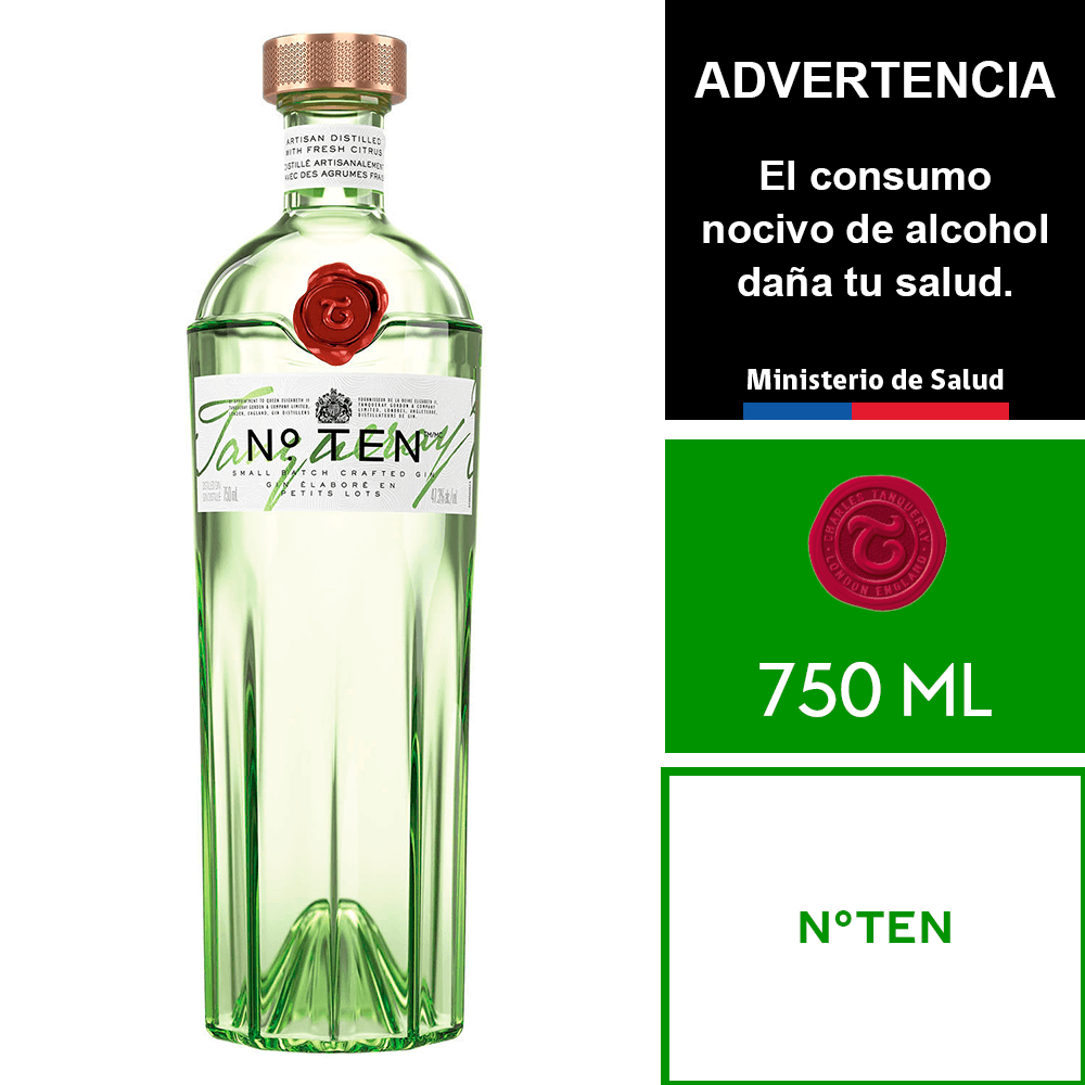 Tanqueray Ten 750 ml. | miCoca-Cola.cl - miCoca-Cola.cl