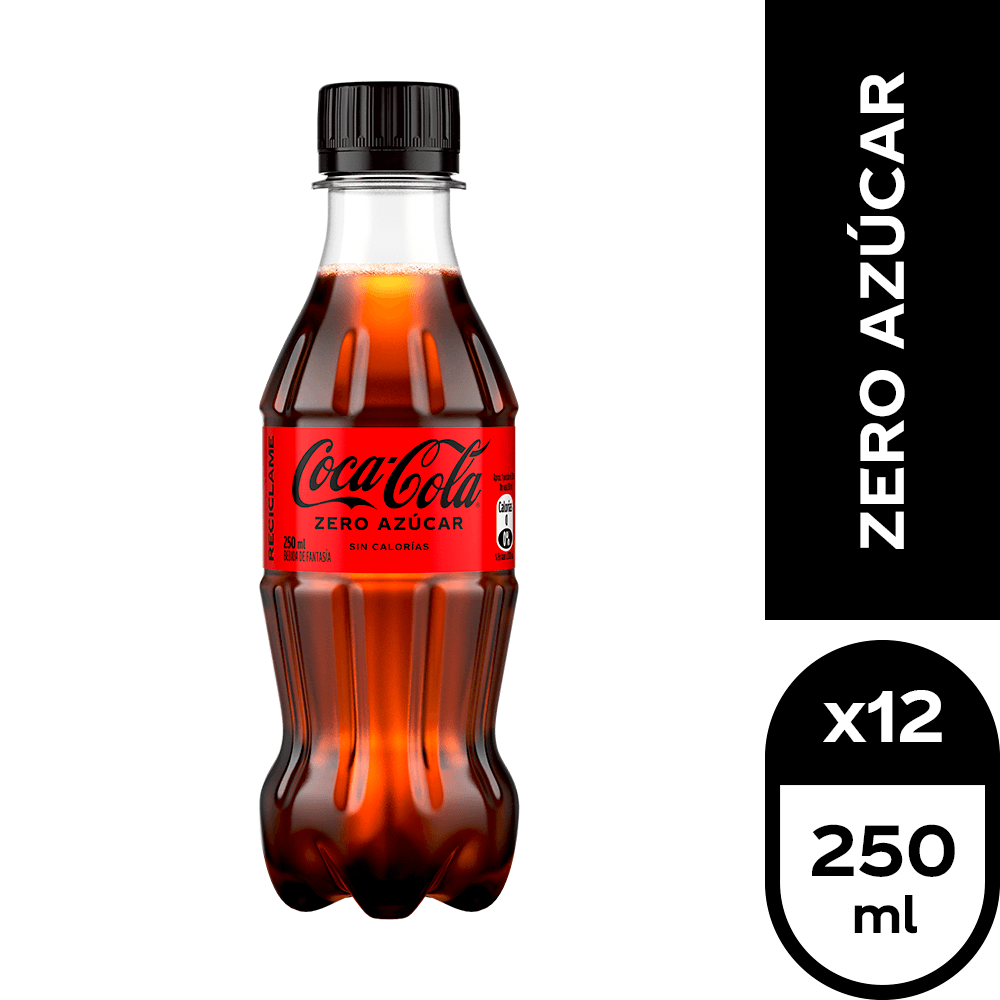 Coca-Cola Zero Azúcar 12 x 250 ml. | miCoca-Cola.cl - miCoca-Cola.cl
