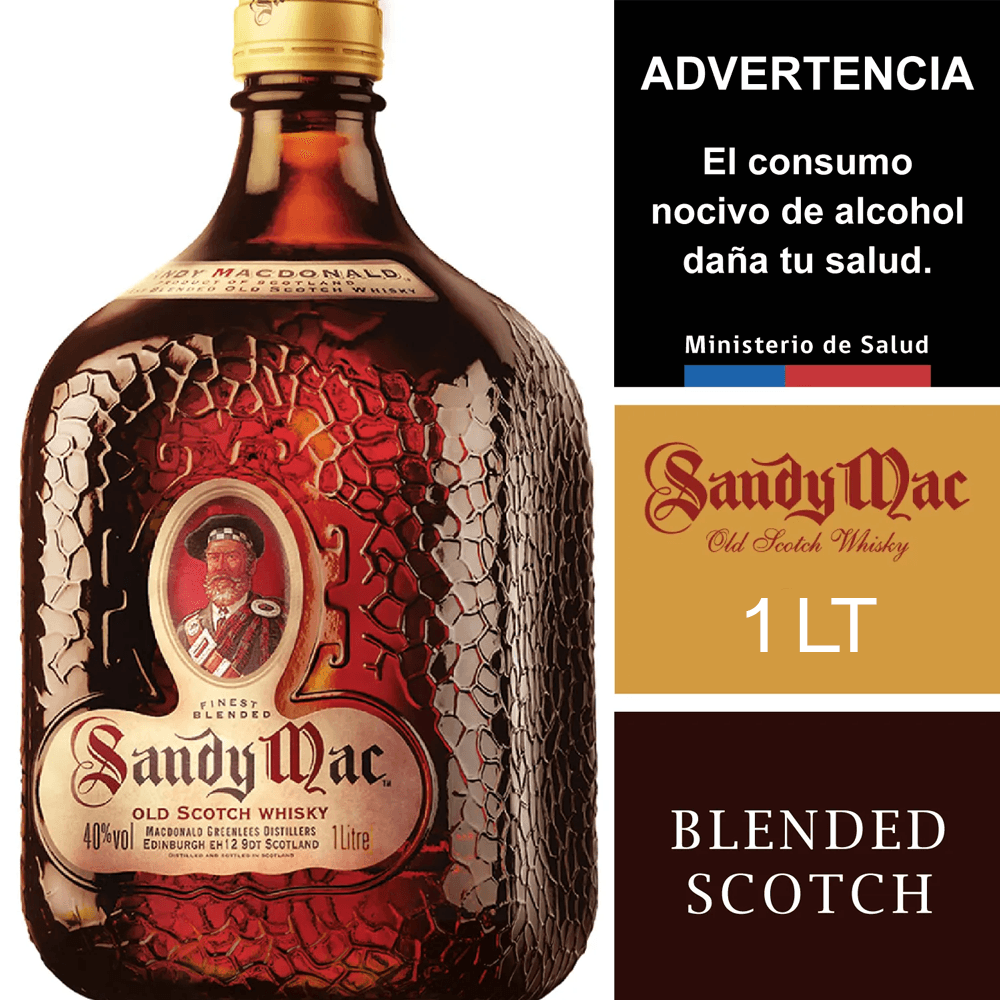 Whisky Sandy Mac 1,0 lt. | miCoca-Cola.cl - miCoca-Cola.cl