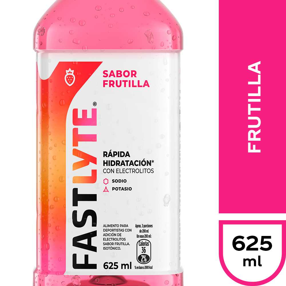 Fastlyte Frutilla 625 ml. | miCoca-Cola.cl - miCoca-Cola.cl