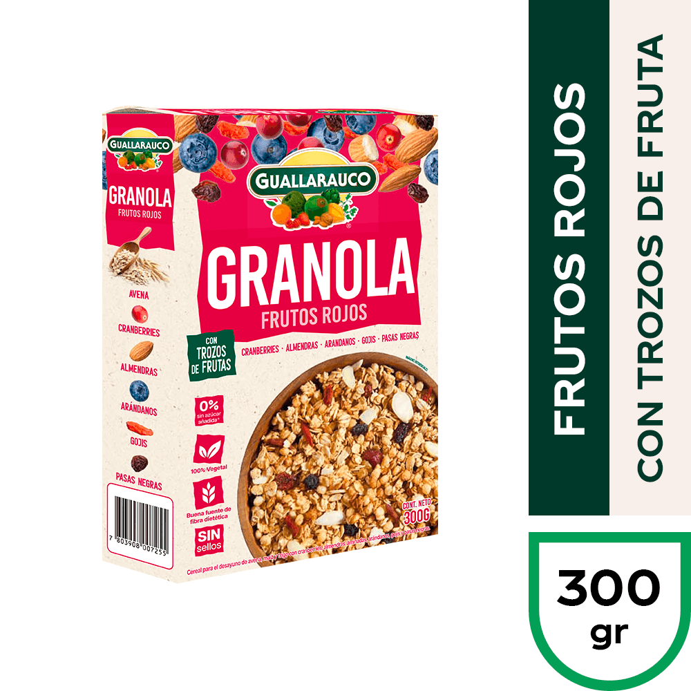 Granola con Frutos Rojos 300 g. | miCoca-Cola.cl - miCoca-Cola.cl